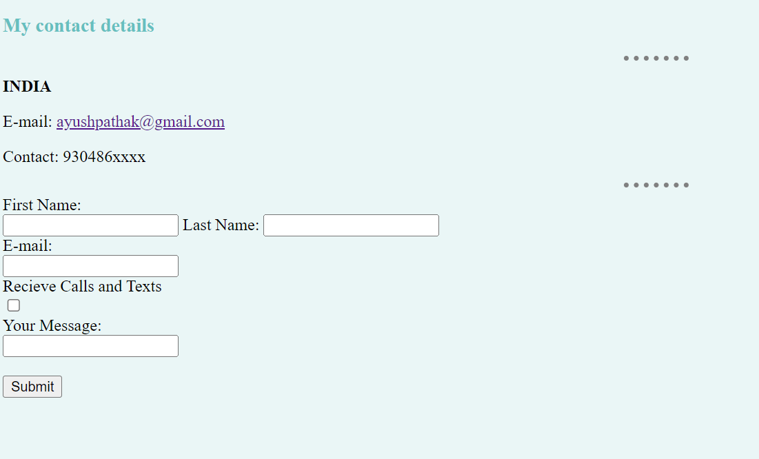 Simple portfolio | Devpost