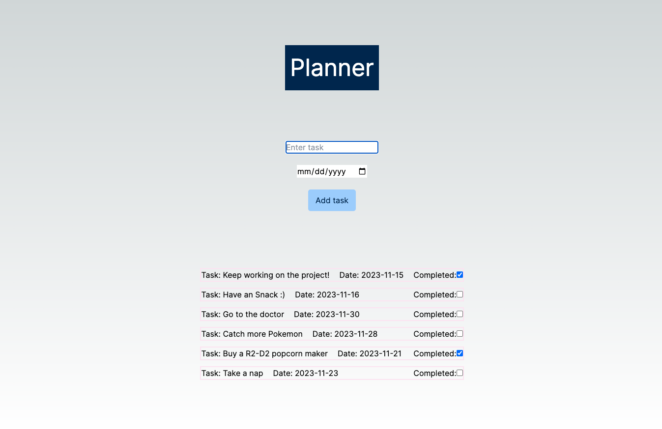 Planner | Devpost