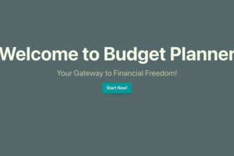Budget Planner | Devpost