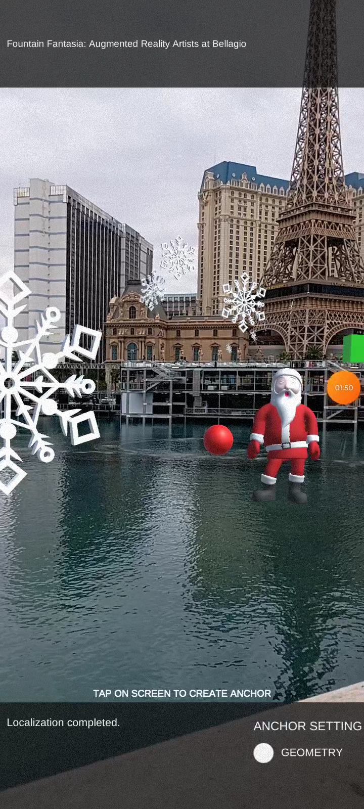 Fountain Fantasia: Augmented Reality Artists at Bellagio | Devpost