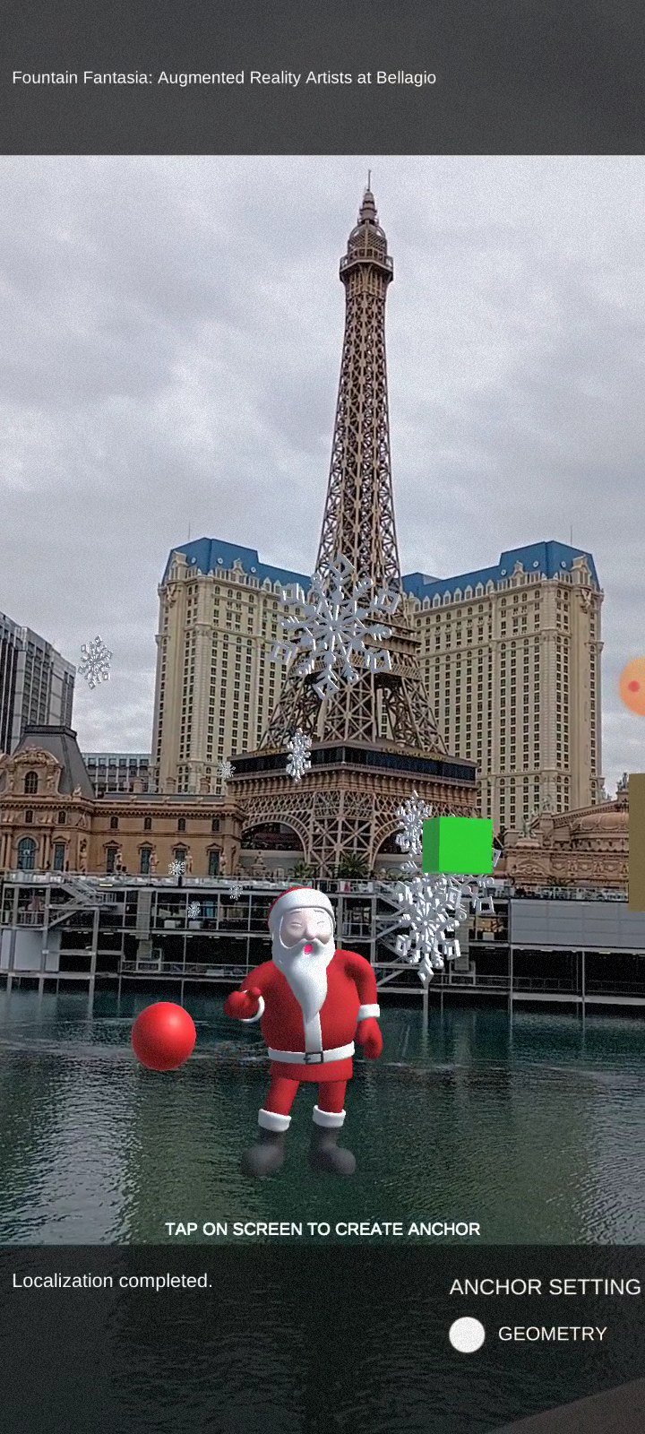 Fountain Fantasia: Augmented Reality Artists at Bellagio | Devpost