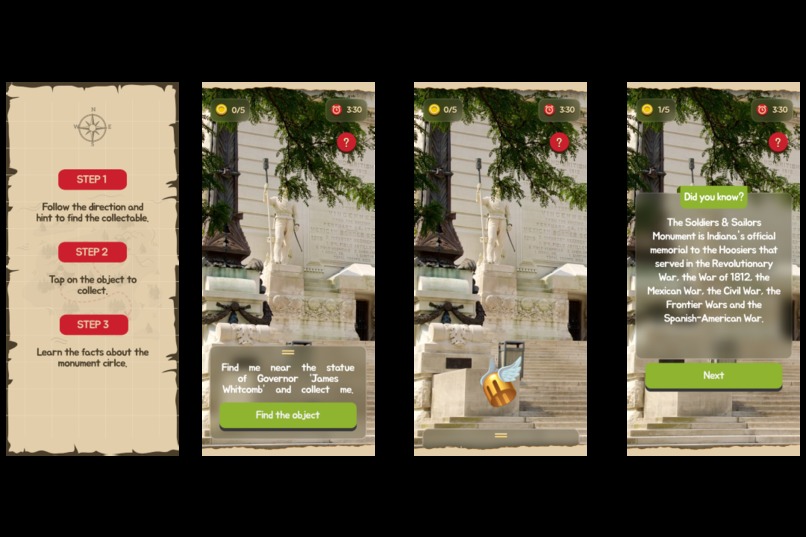 Circle City ExploAR - AR Scavenger Hunt | Devpost