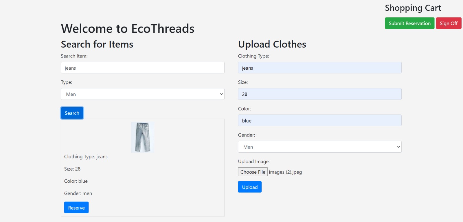 EcoThreads Exchange Hub | Devpost