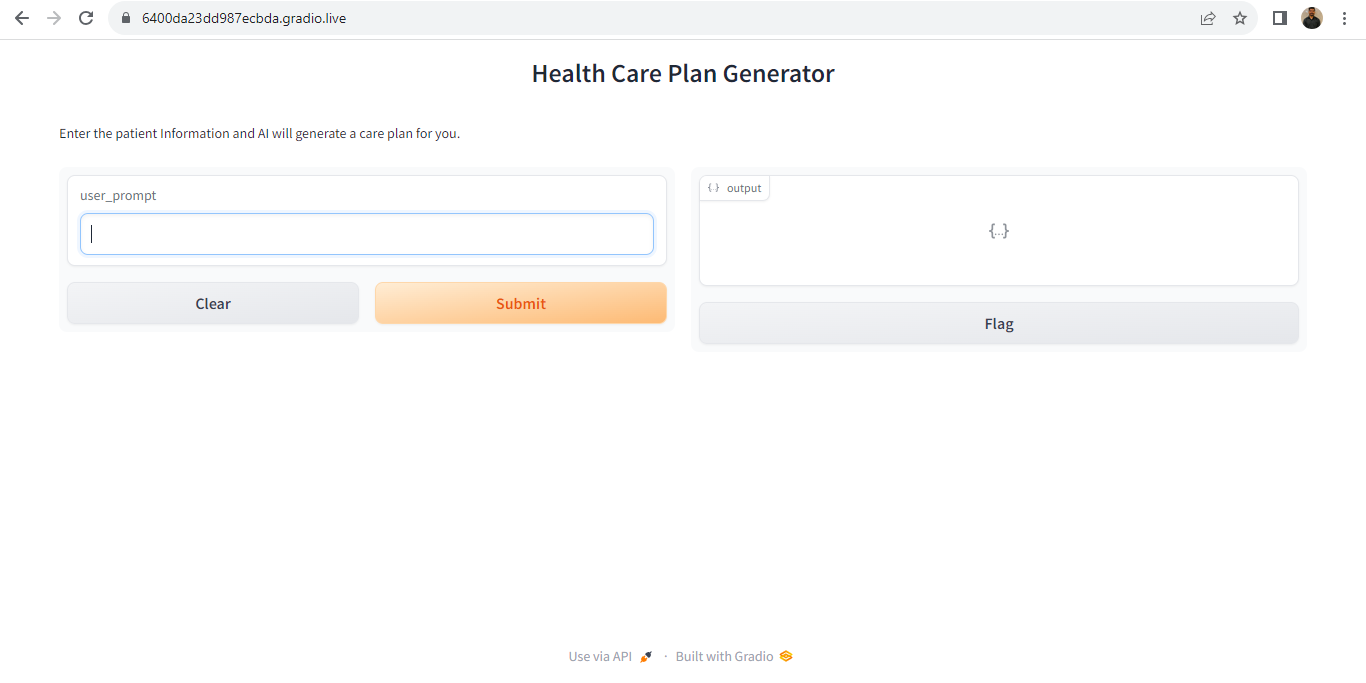 Healthcare Plan | Devpost