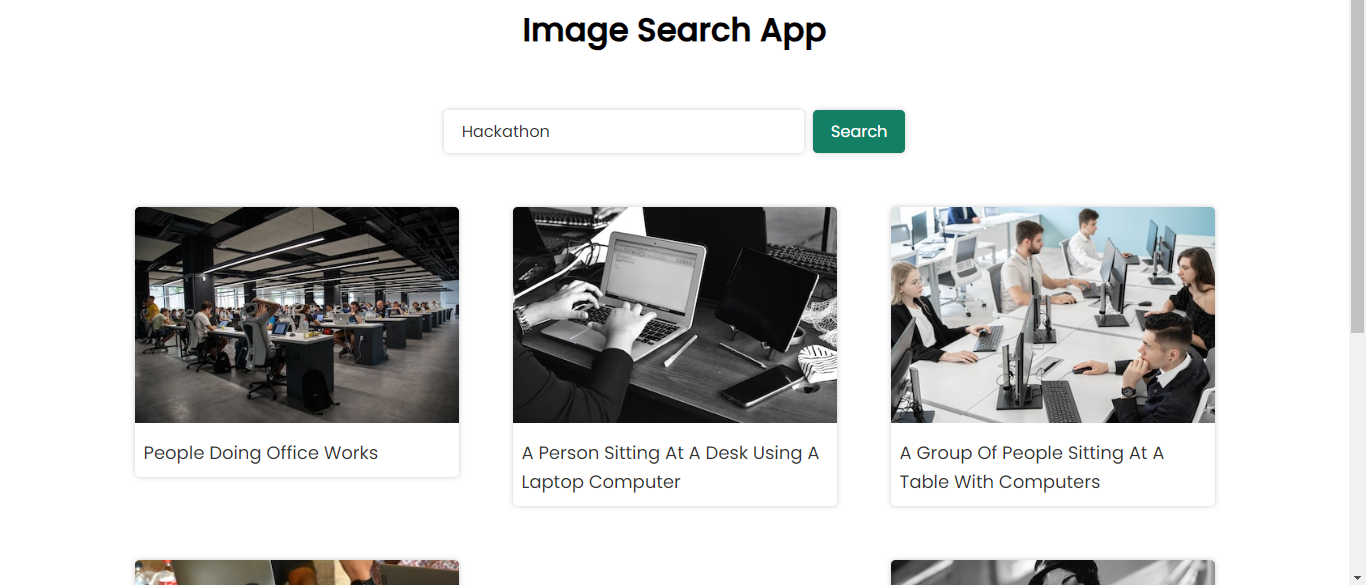 Image Search App | Devpost