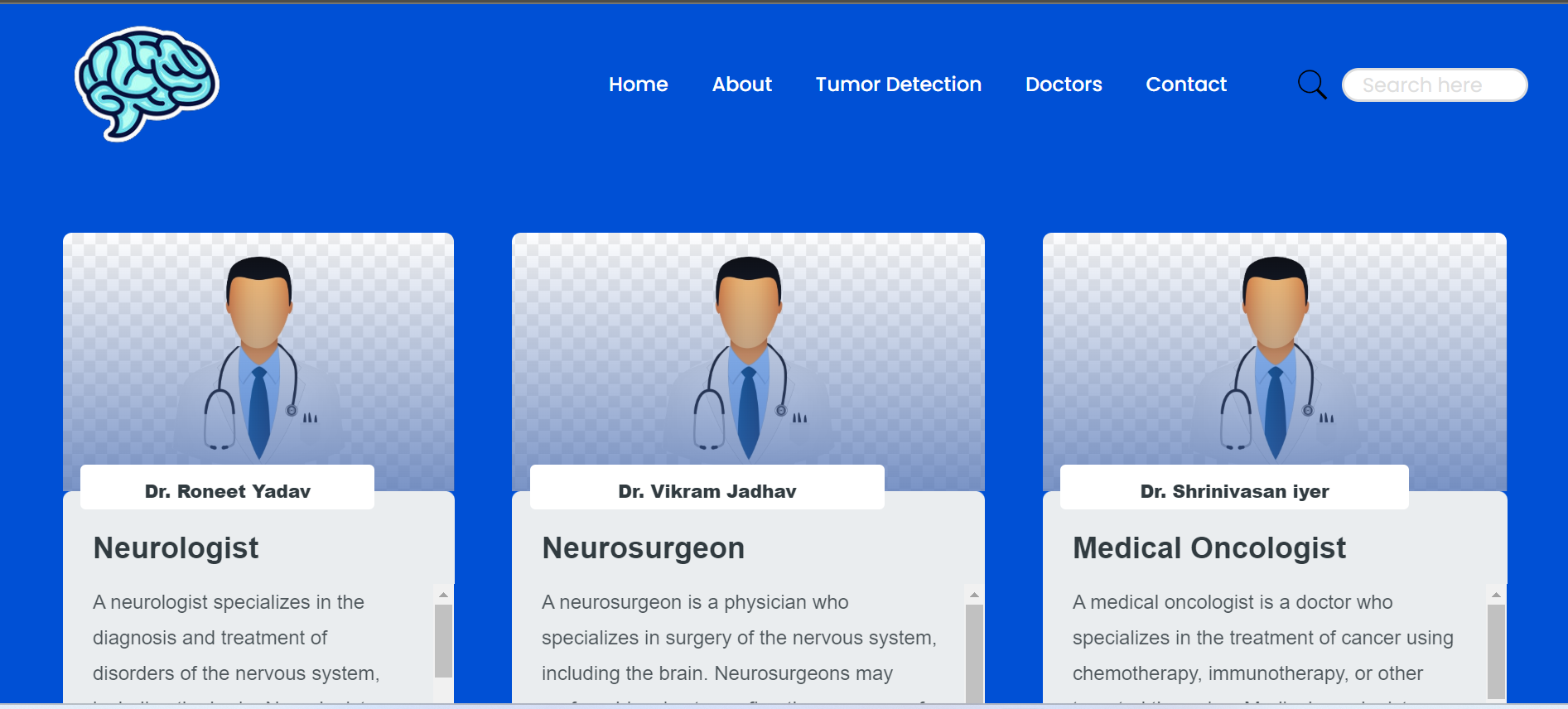 Brain Tumor Detection Devpost
