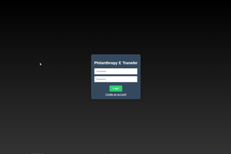 Philanthropy E-Transfer Website Part | Devpost