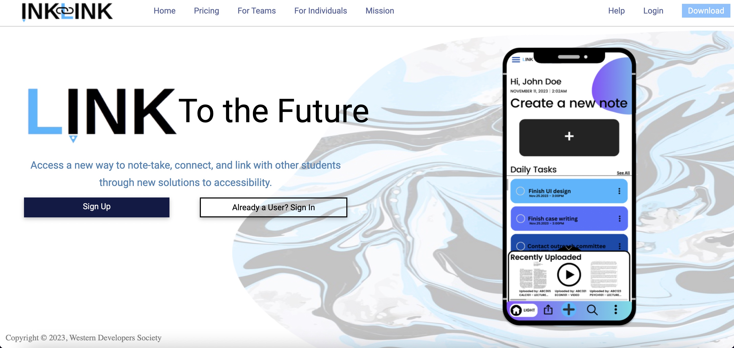 InkLink: A Link to the Future | Devpost