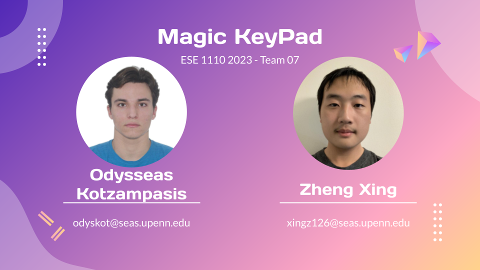 Magic KeyPad | Devpost