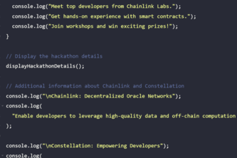 Constellation: A Chainlink Hackathon | Devpost