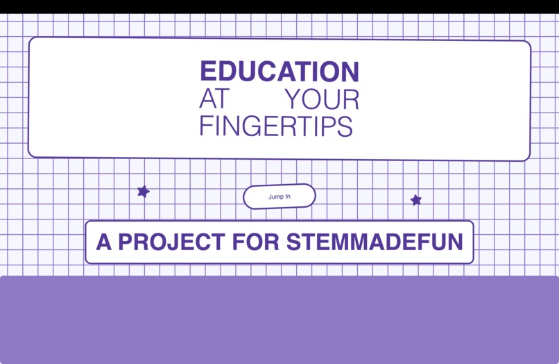 Education At Your Fingertips | Devpost