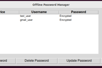 Offline Password Manager | Devpost