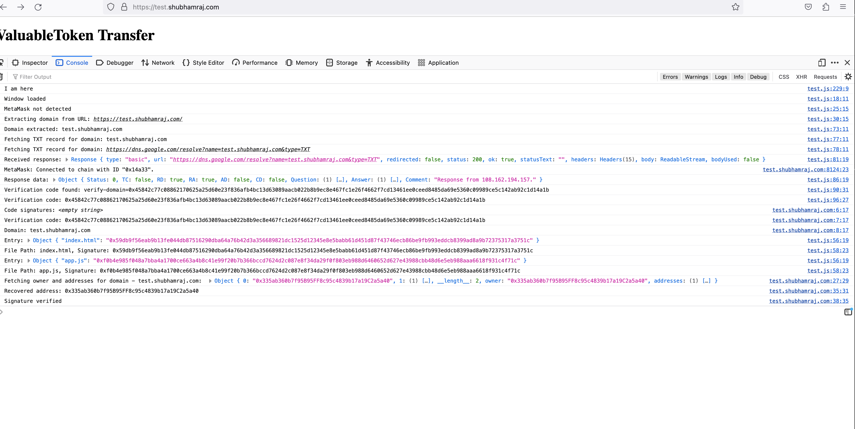 Dapp Code Signatures Devpost 2787