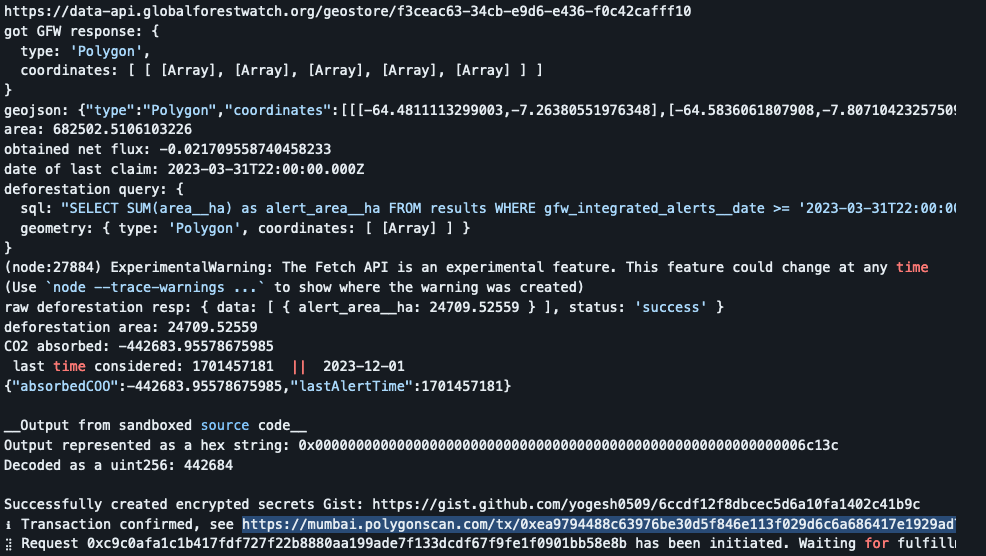 RaCoTo: The Rainforest Proof-Of-Conservation Token Project | Devpost