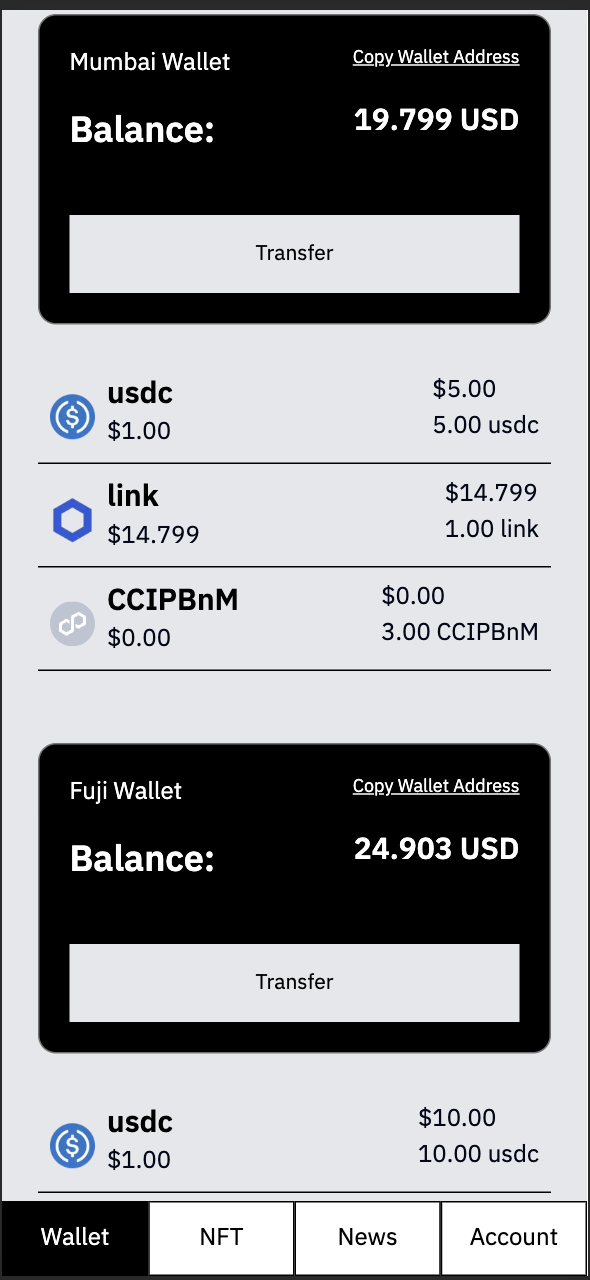 Non Custodian Multi Chain Smart Wallet Devpost