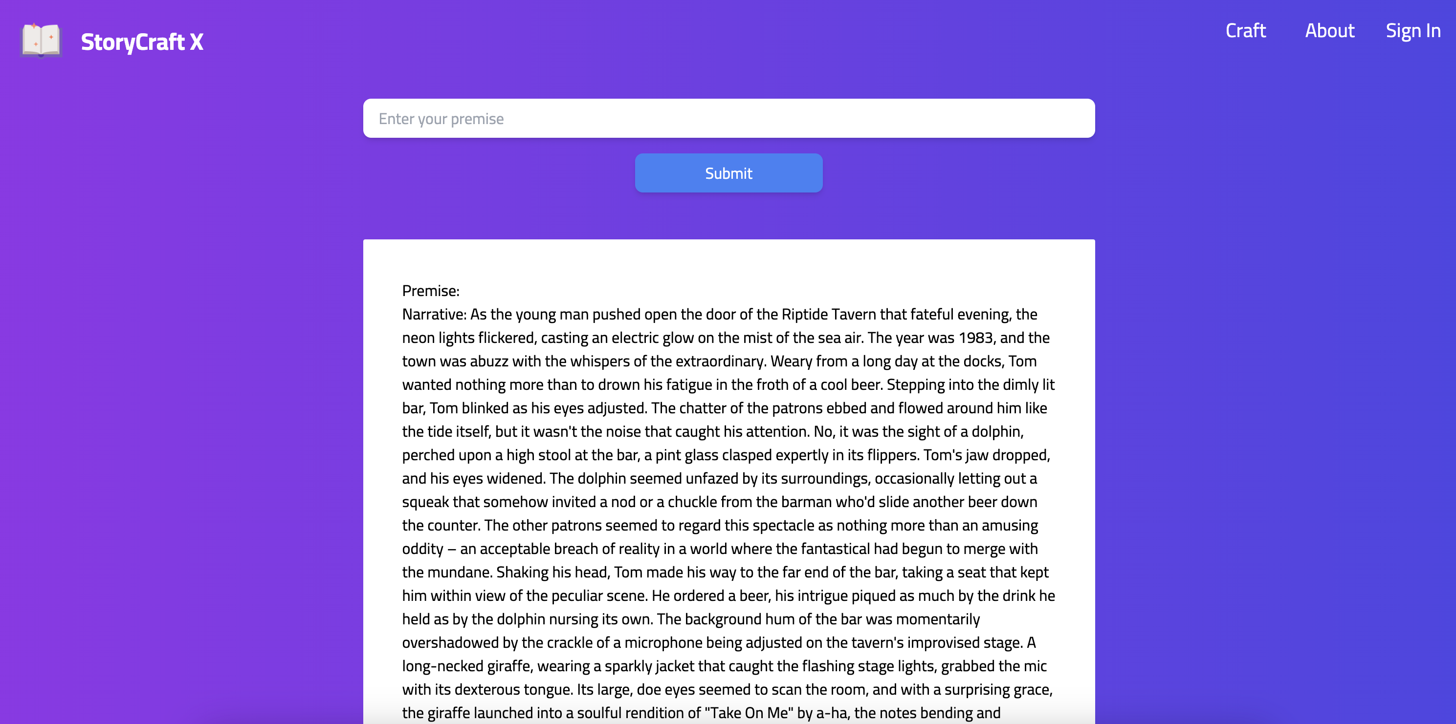 StoryCraft X | Devpost