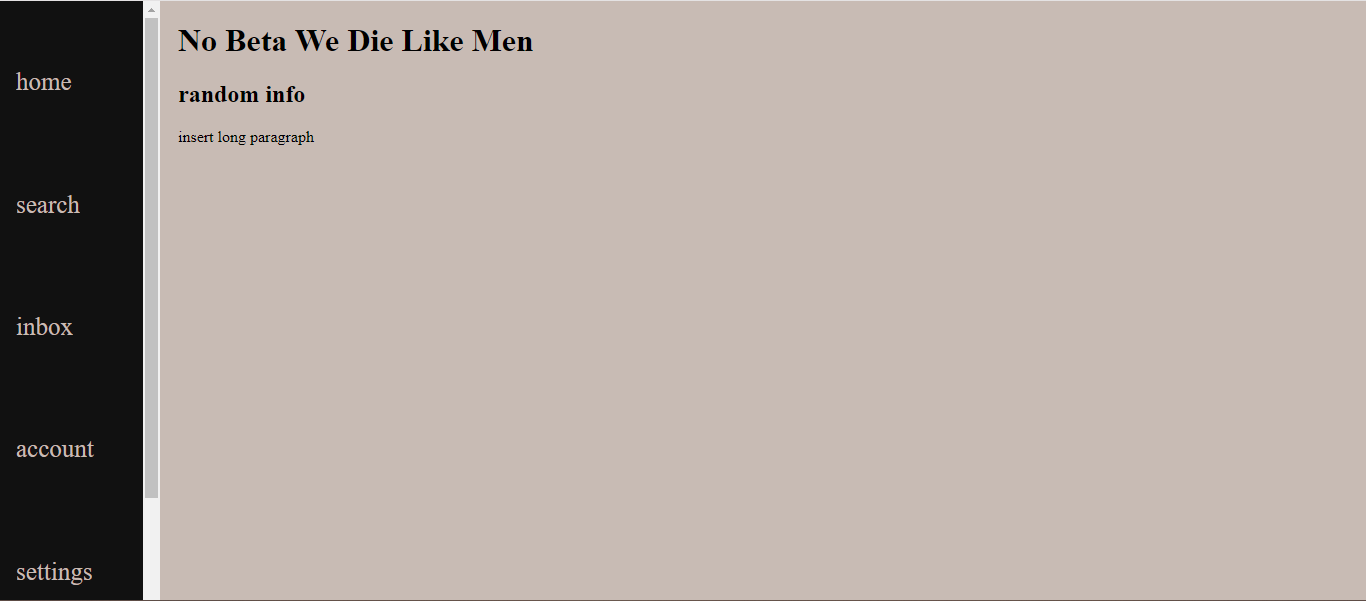 No Beta We Die Like Men | Devpost