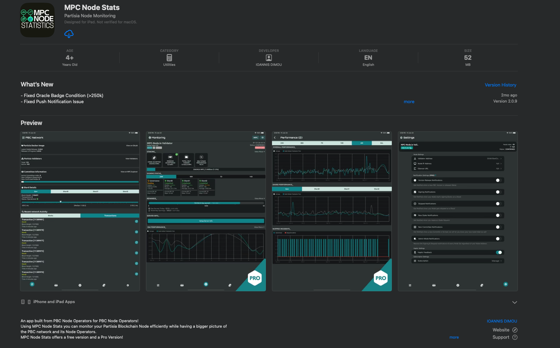 MPC Node Stats | Devpost