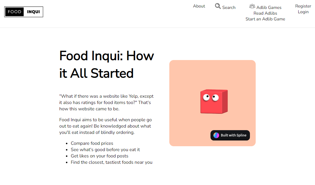 Food Inqui | Devpost