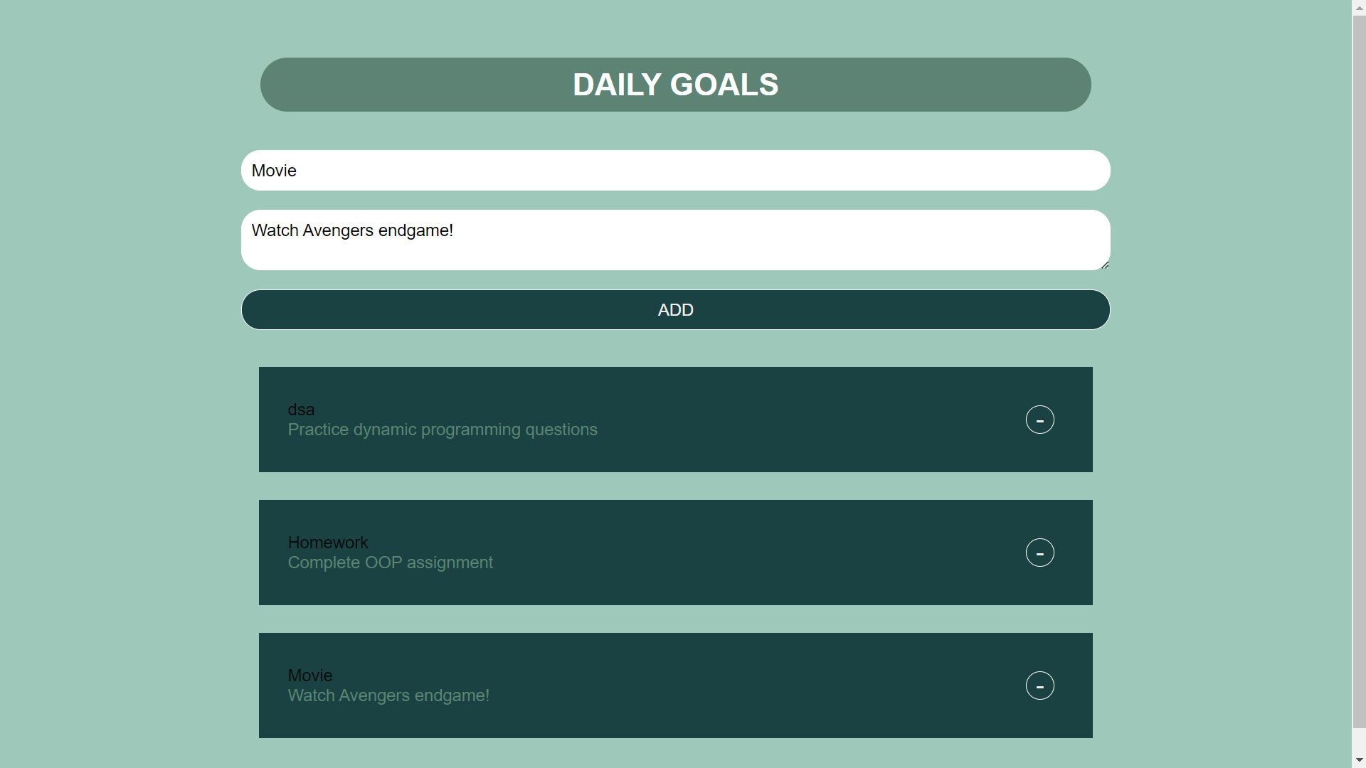 Daily task Manager | Devpost