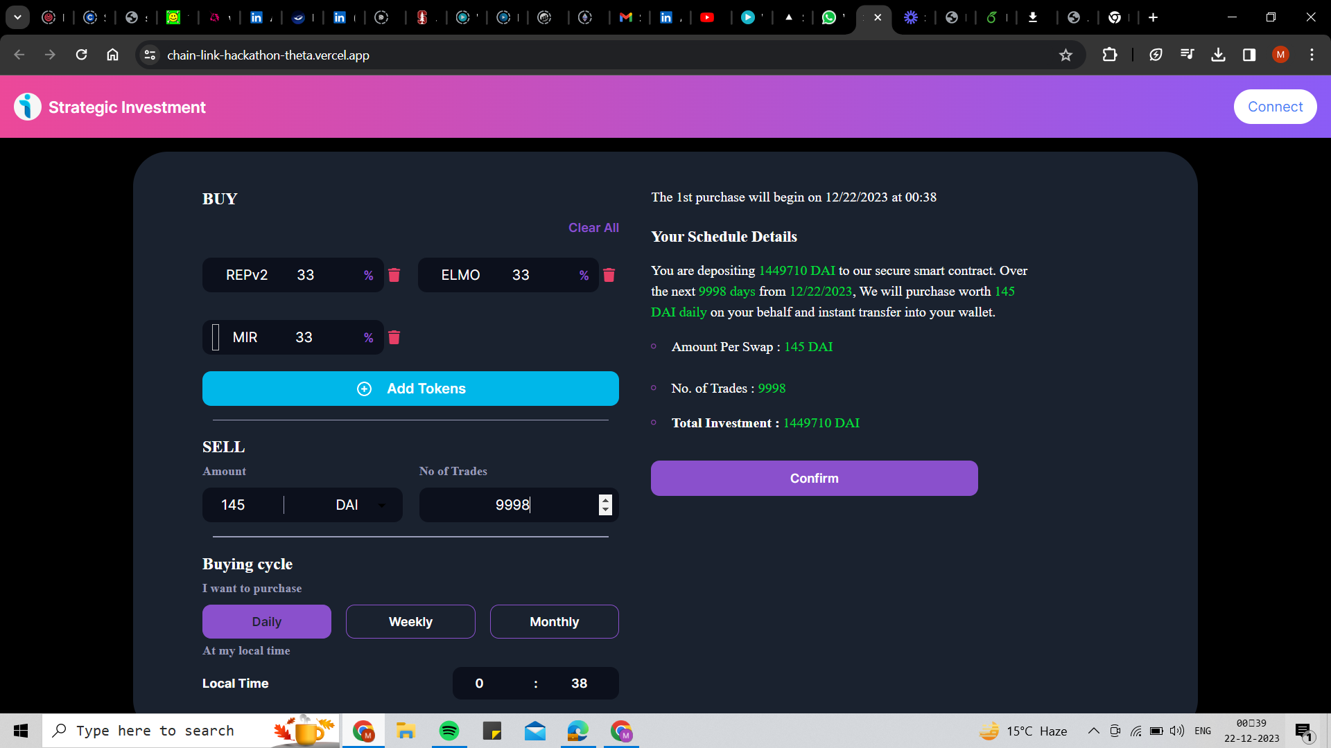 StratiFi: AI-powered Strategic Investment Platform | Devpost