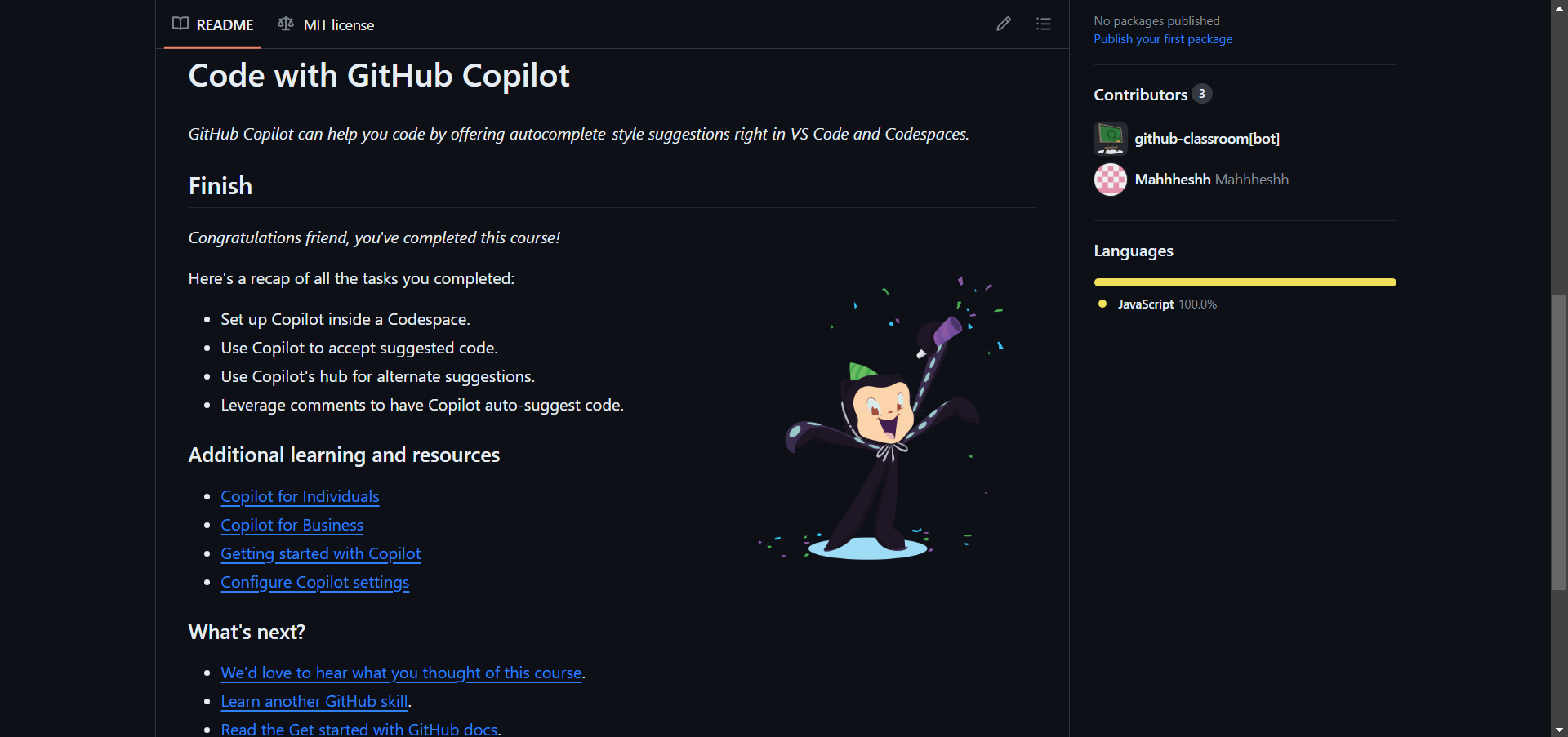 GitHub Copilot Primer | Devpost