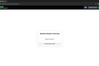 Random Number Generator | Devpost