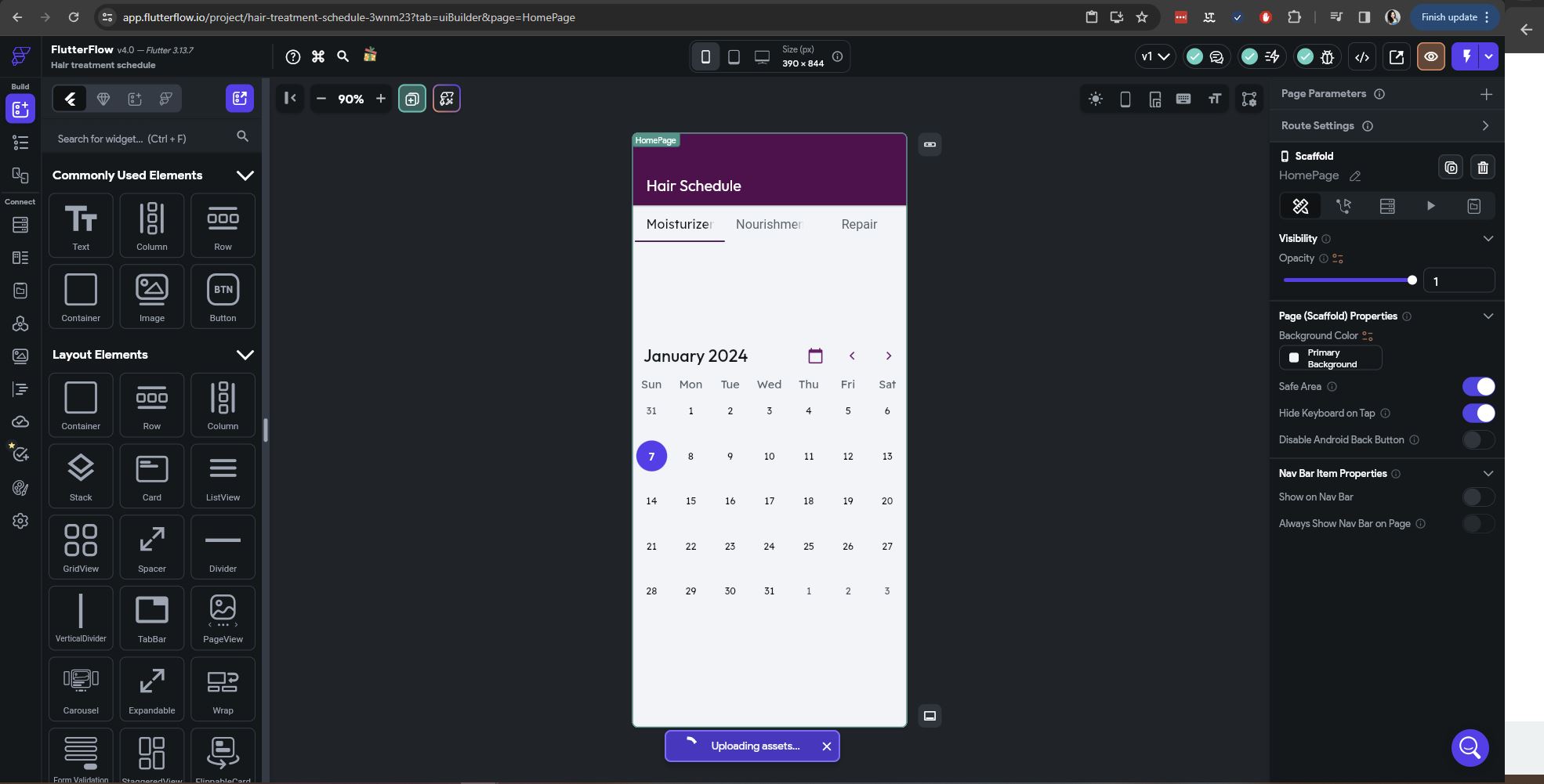 Hair Schedule Treatment | Devpost