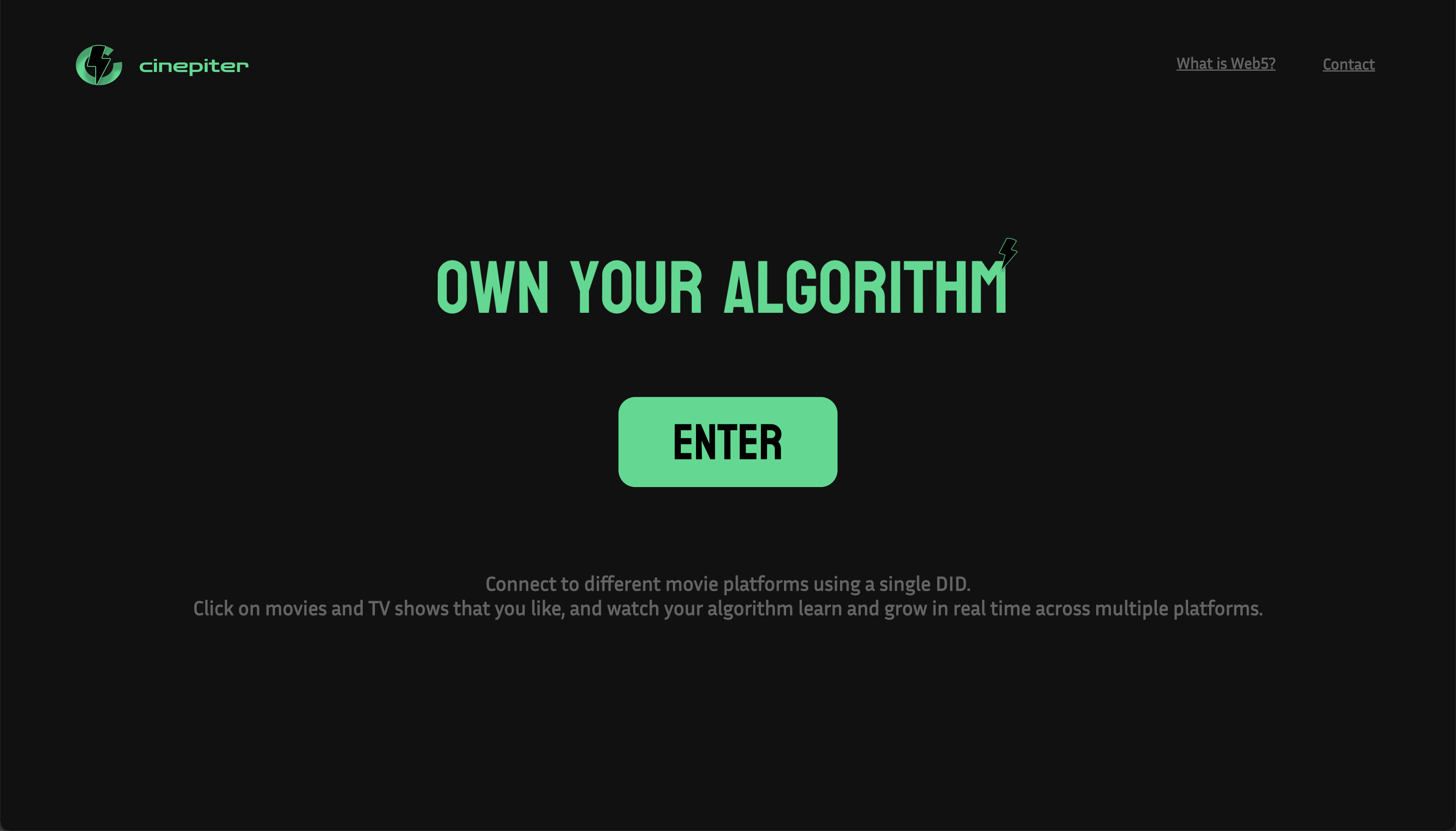 Cinepiter Web5 | Devpost