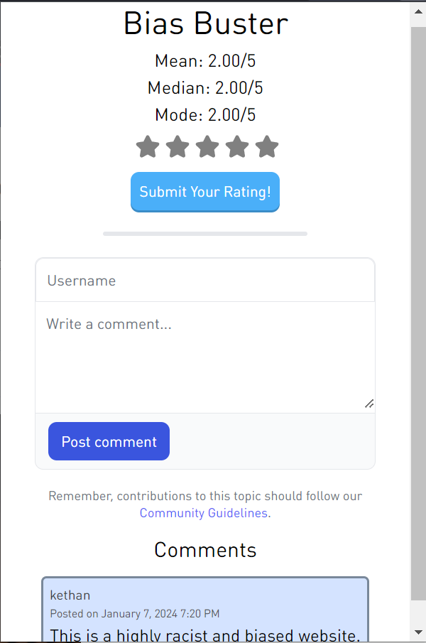 Bias Buster | Devpost