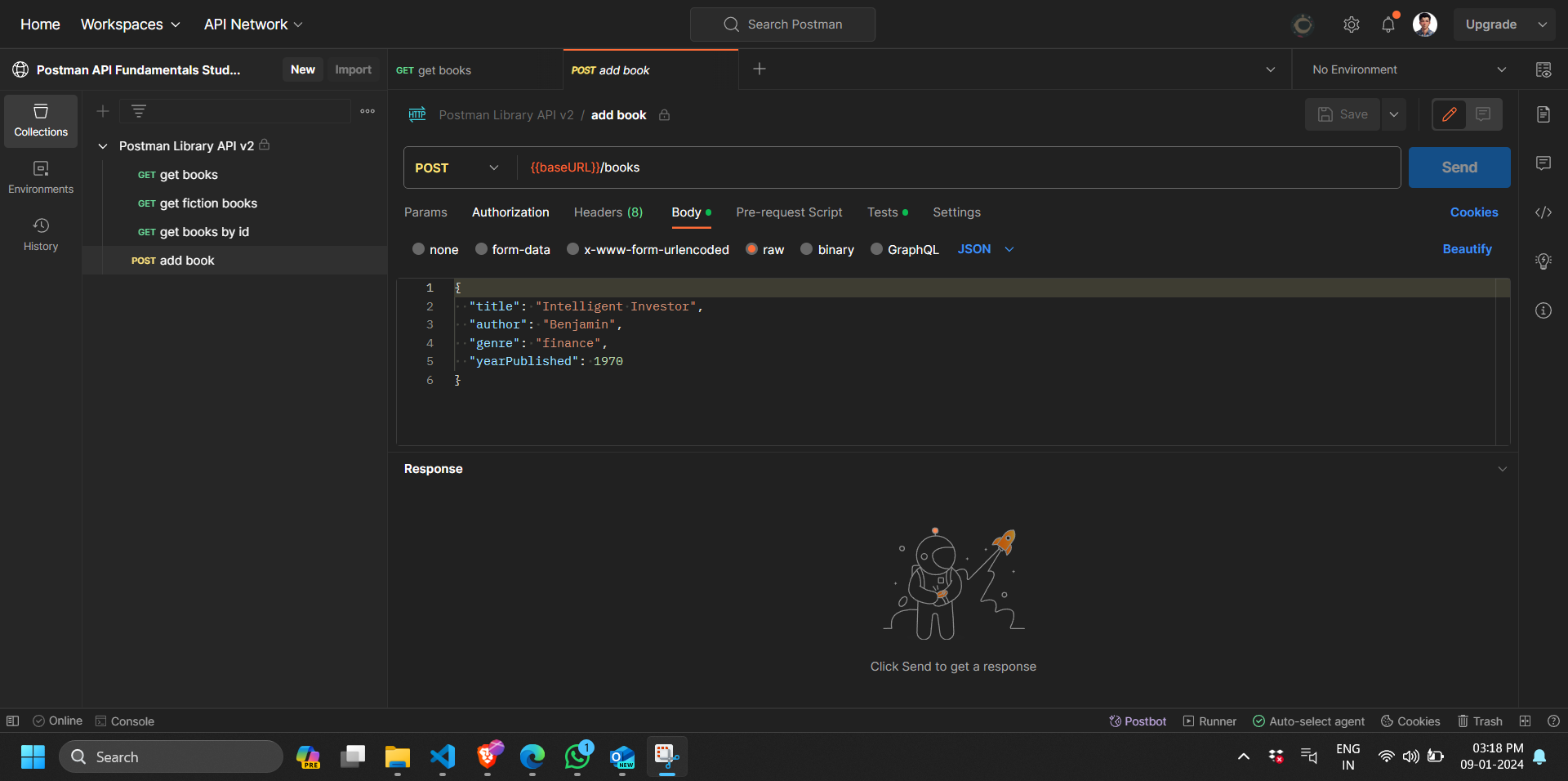 Used Postman API | Devpost
