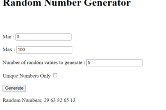Random Number Generator | Devpost