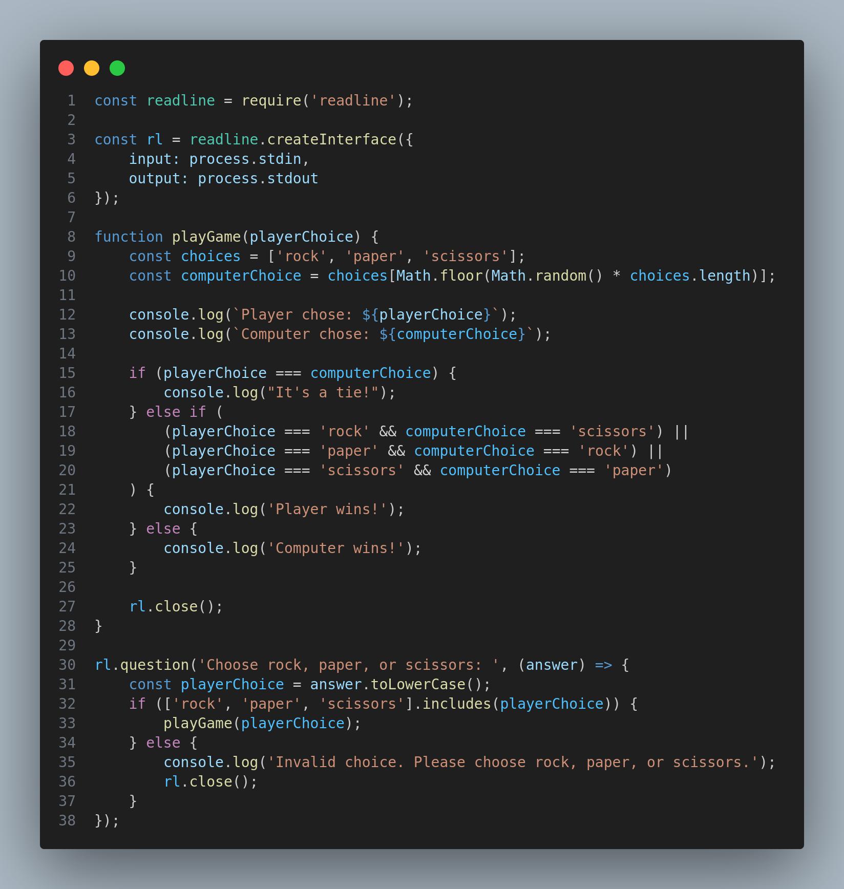 Rock, Paper, Scissors Game | Devpost