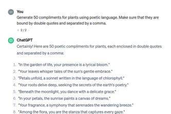 Plant Compliments | Devpost