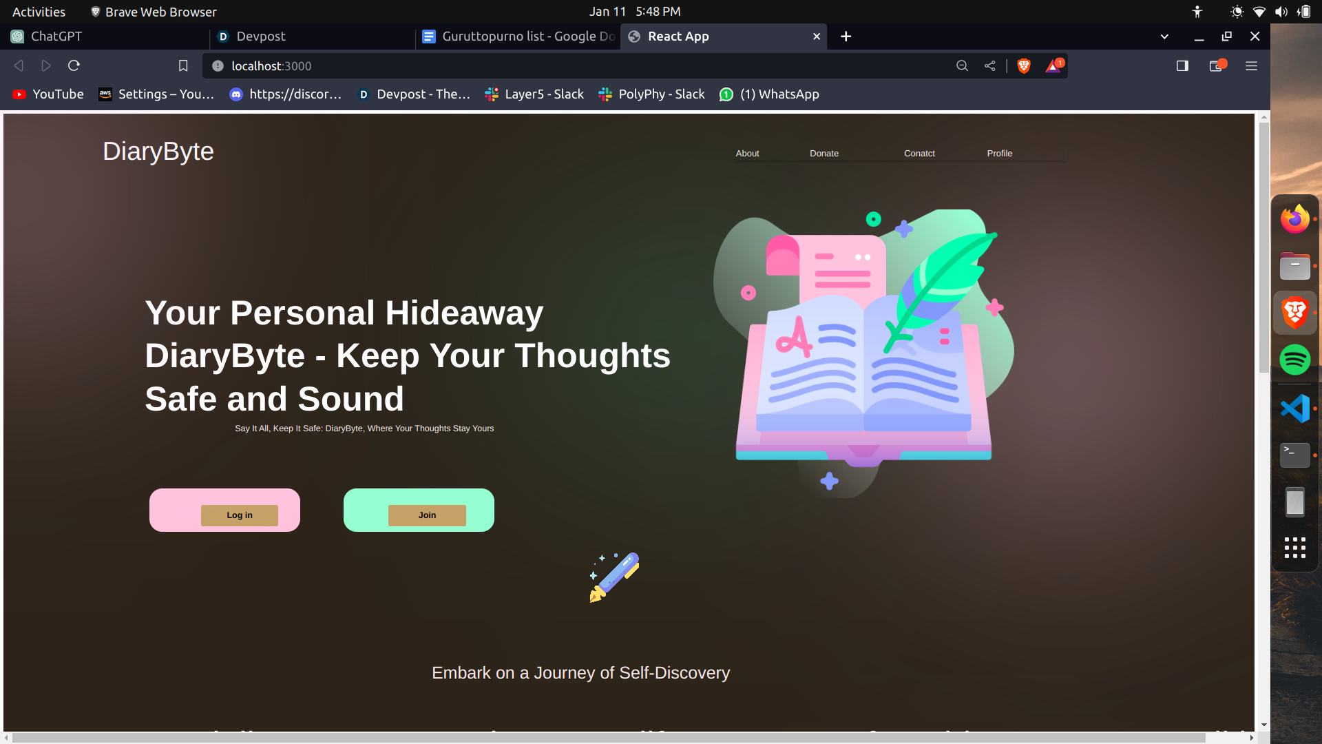 Secret Diary | Devpost