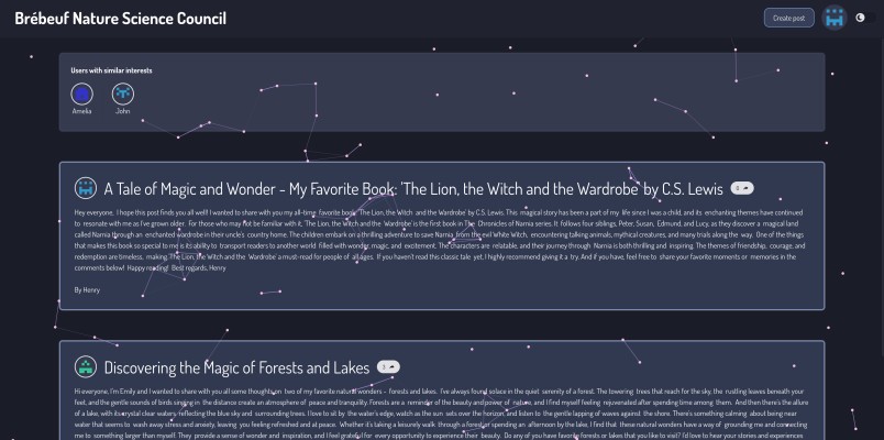 Brébeuf Nature Science Forum | Devpost