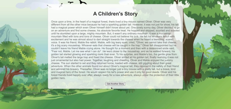 AI Children's Story Generator | Devpost