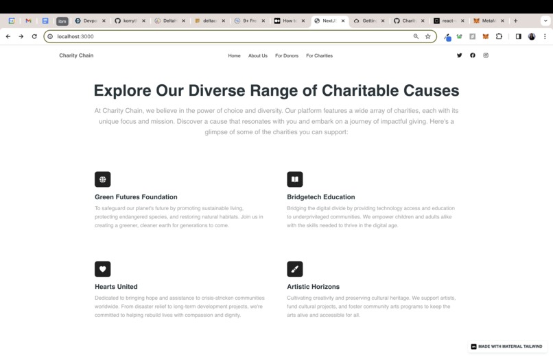 Charity Chain | Devpost