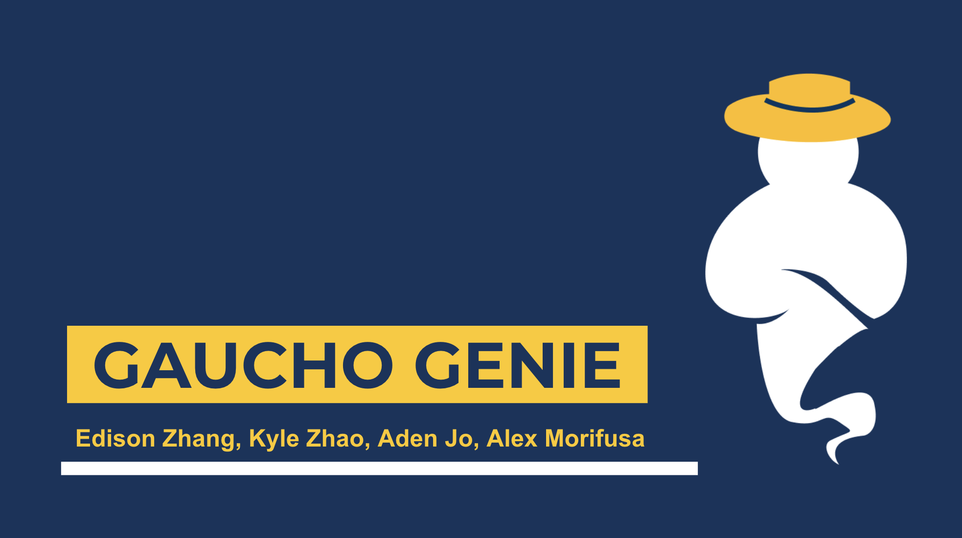 Gaucho Genie | Devpost