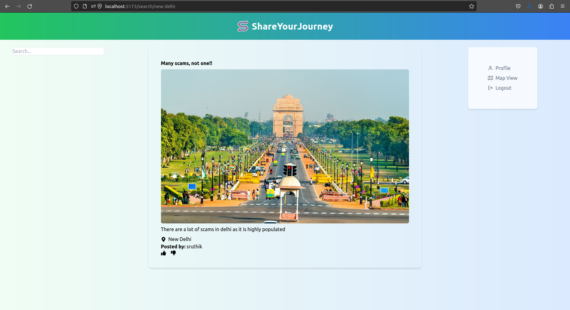Share Your Journey | Devpost