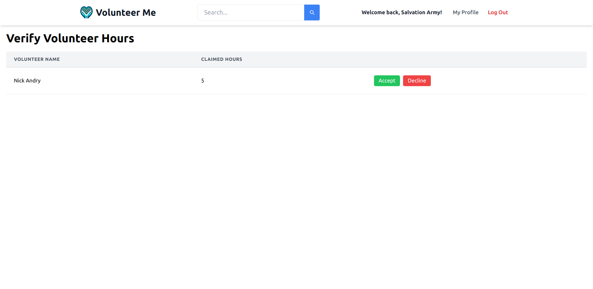 Volunteer Me (14) | Devpost