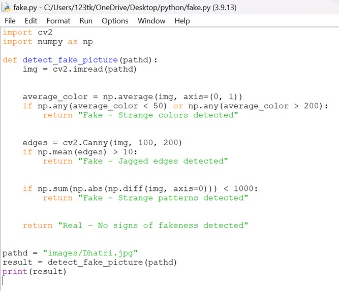Fake Image Detector | Devpost