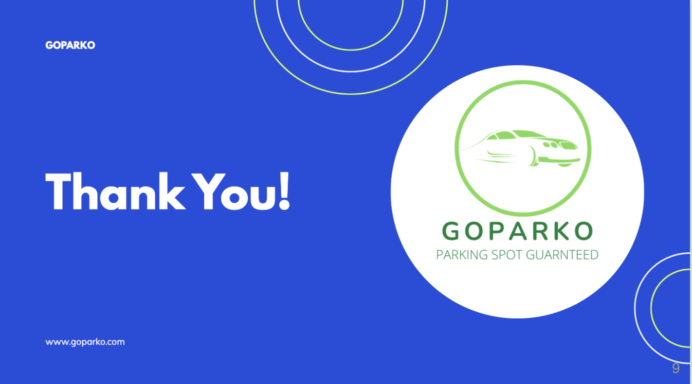 GOPARKO - Revolutionizing Parking | Devpost