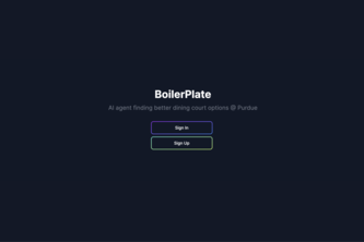 BoilerPlate | Devpost