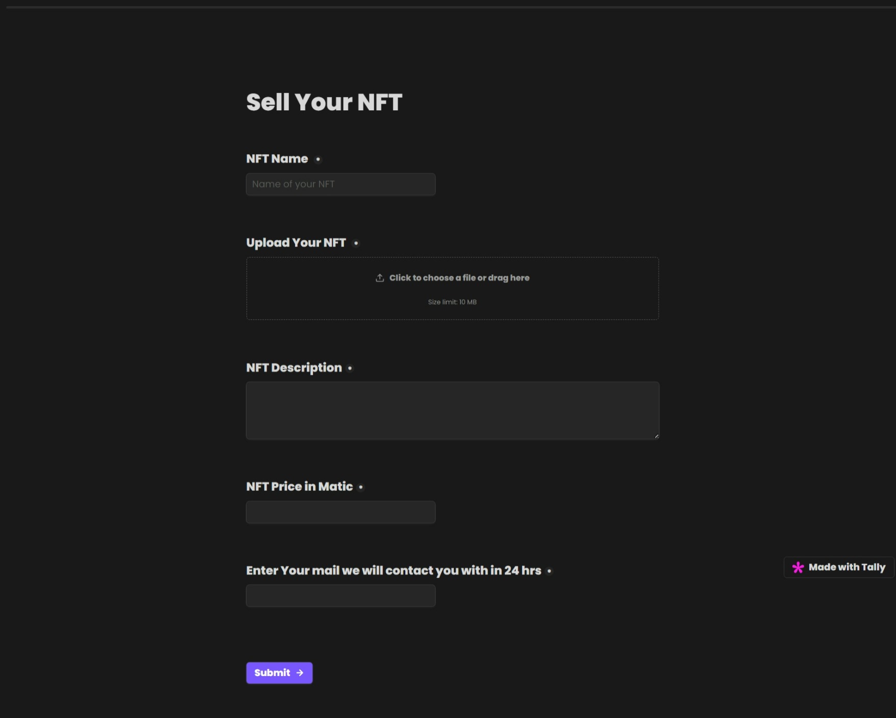 NFT Share Market | Devpost