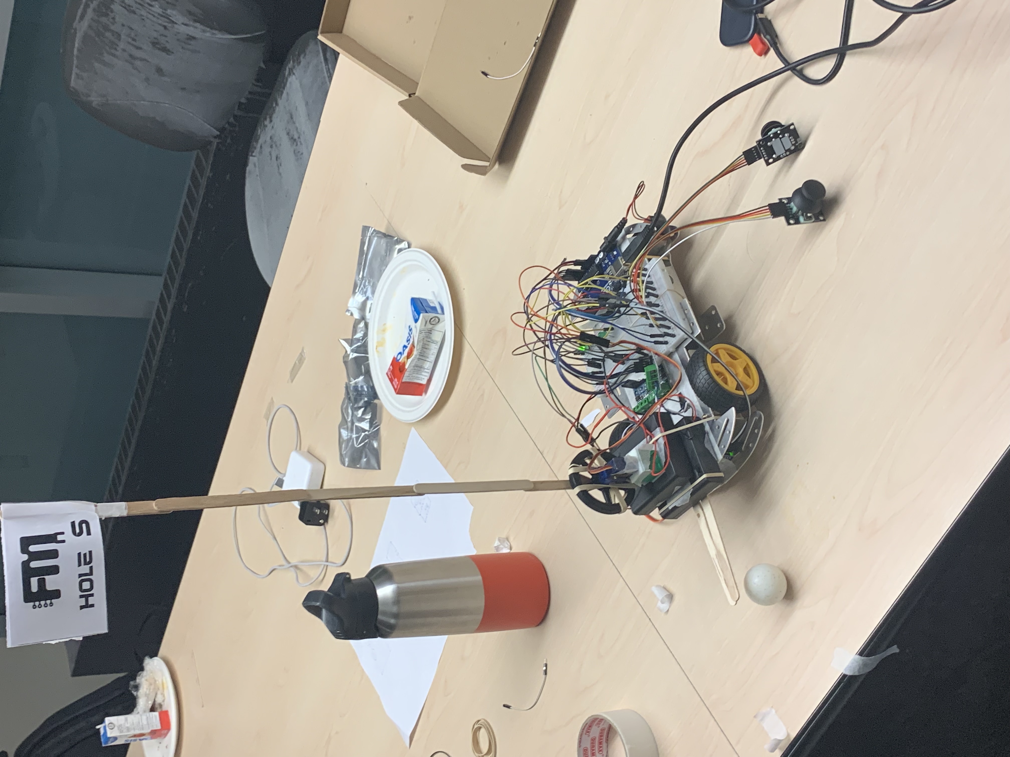 IR assisted ramming mini-golf club | Devpost