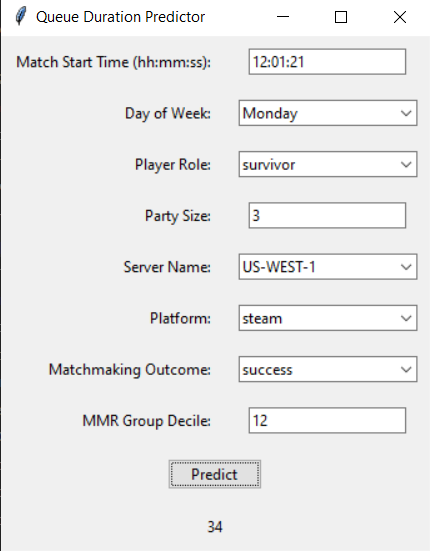 QueueDuration Predictor | Devpost