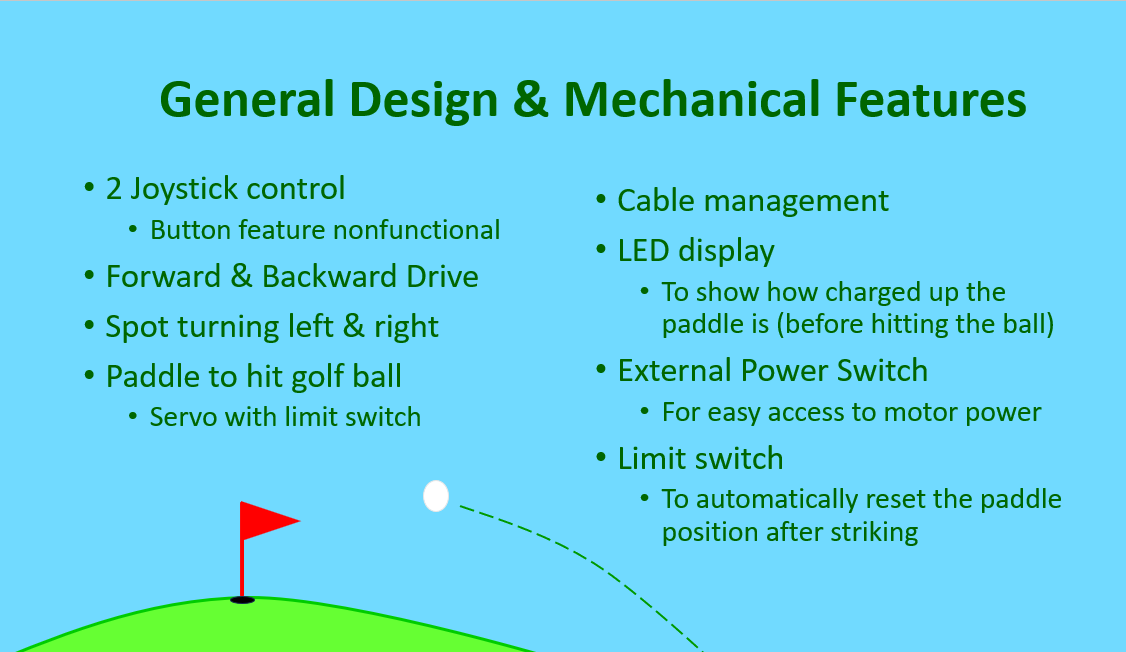 Steve, the mini-golf robot | Devpost