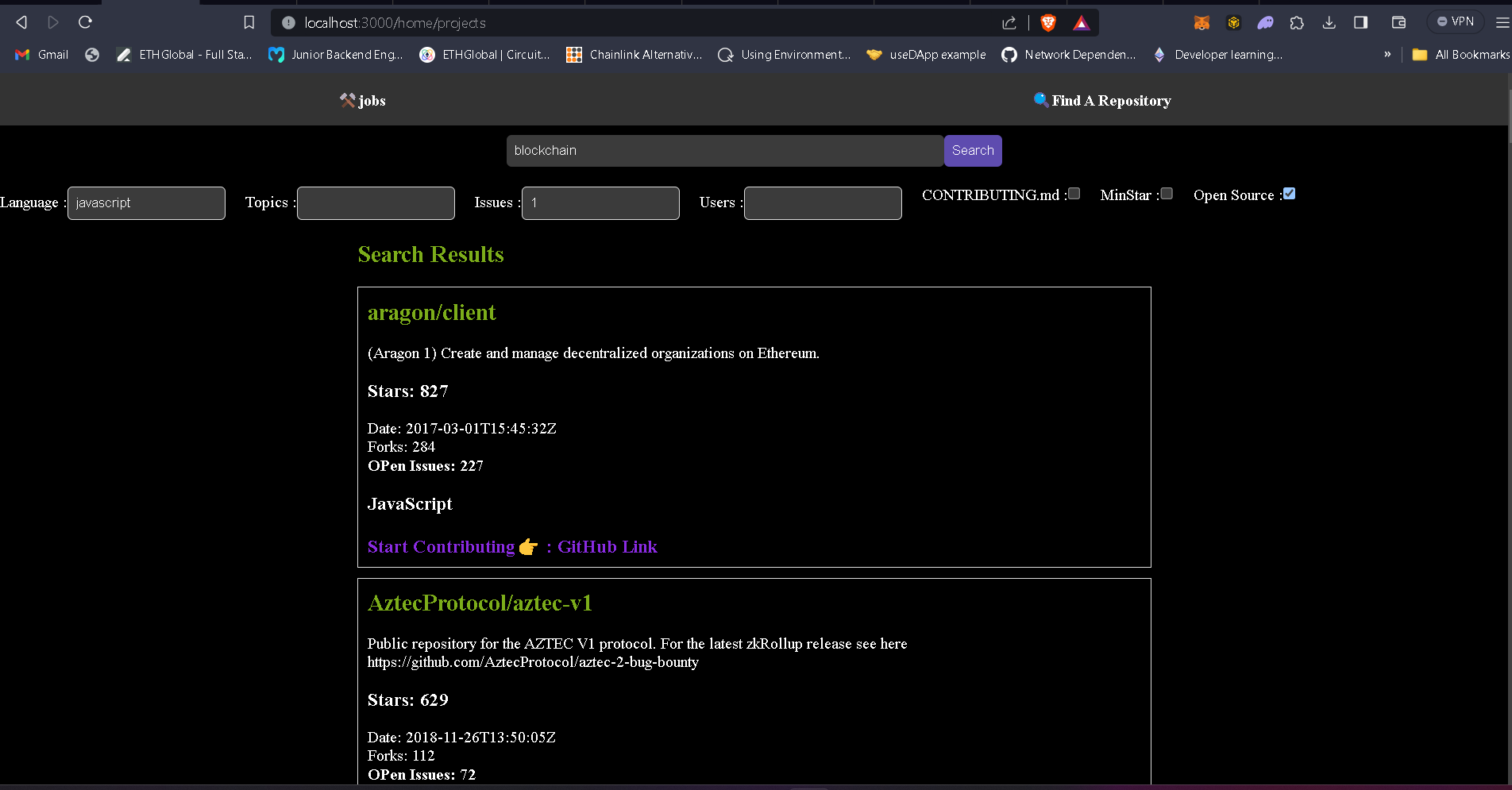 Decentralize API | Devpost
