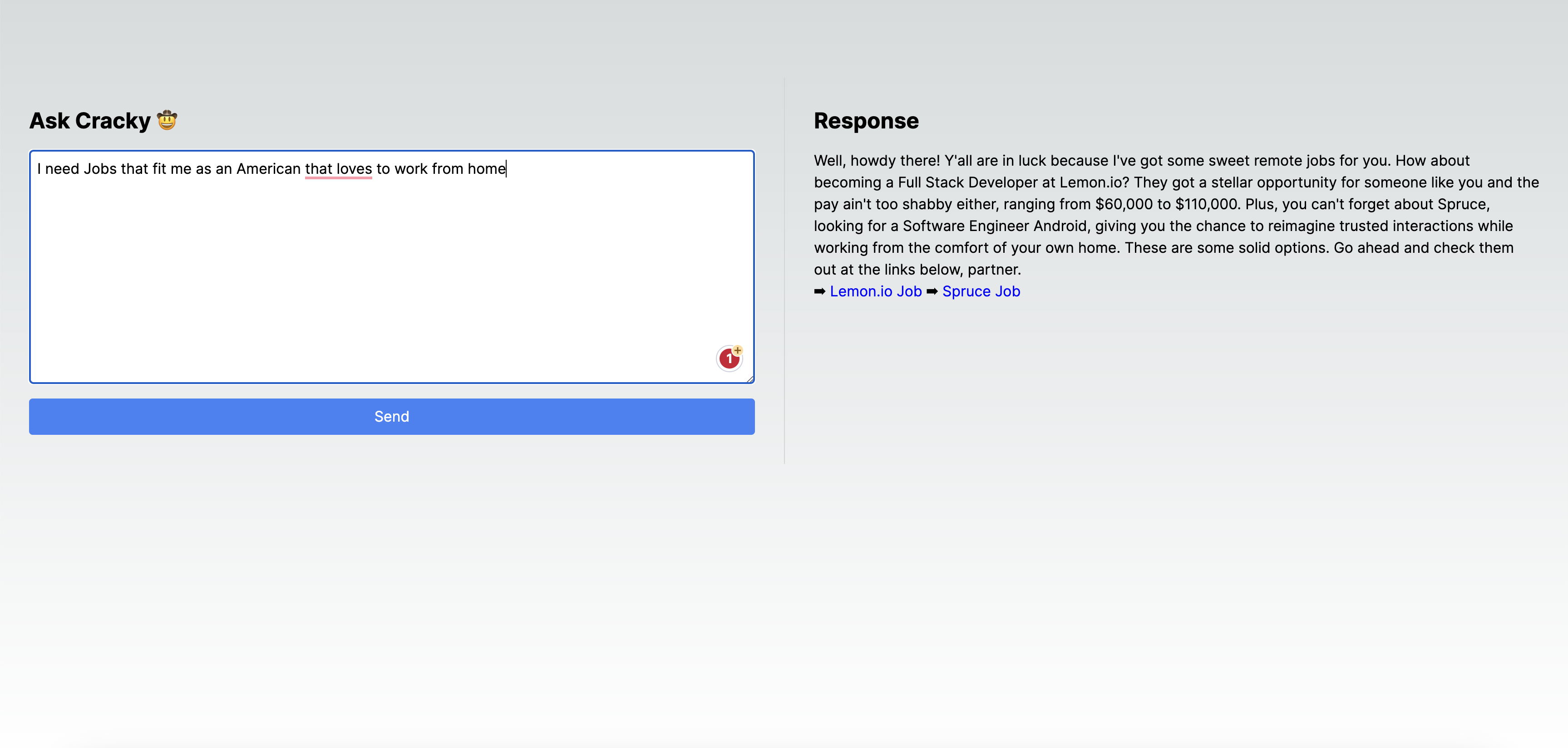 Cracky. The AI bot | Devpost